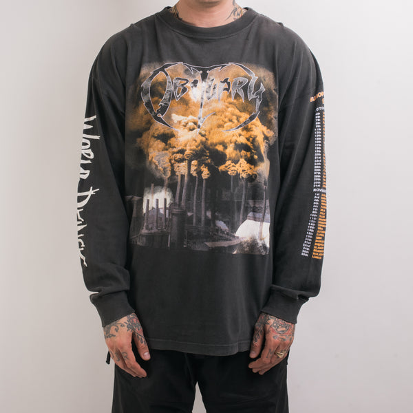 Vintage 1994 Obituary World Demise Tour Longsleeve – Mills Vintage USA