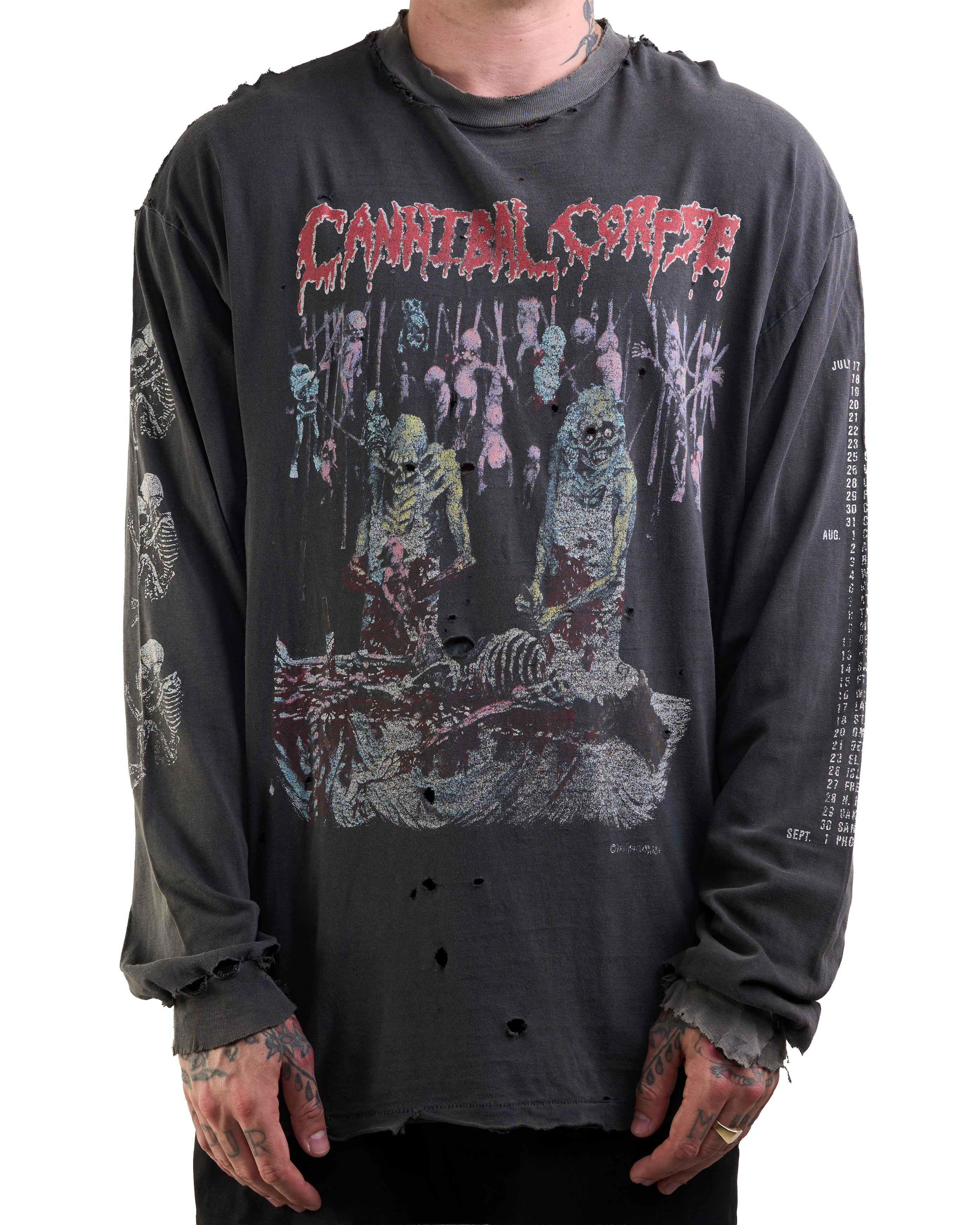 Vintage 90’s Cannibal Corpse Butchered At Birth Longsleeve – Mills ...