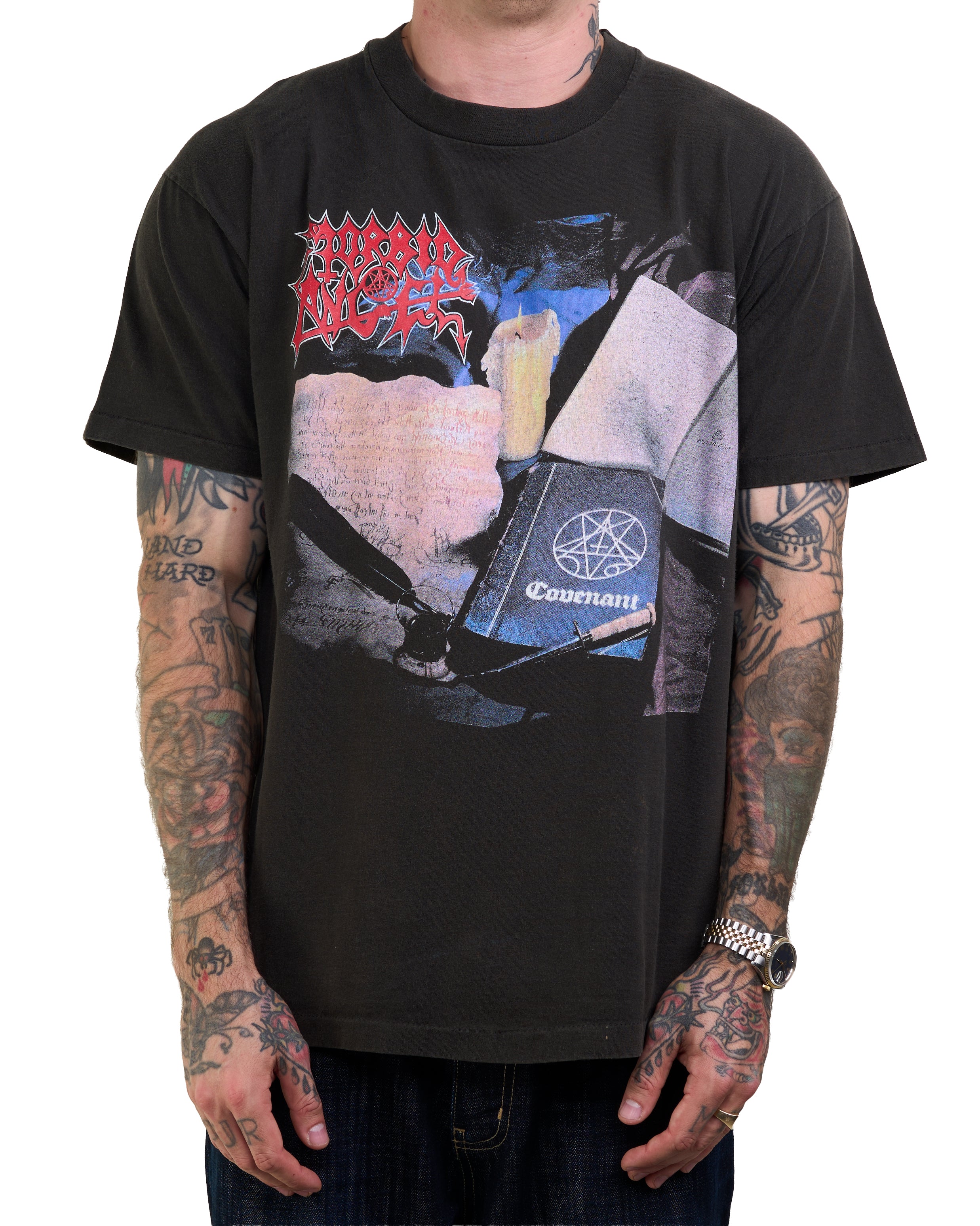 Vintage 90’s Morbid Angel Covenant Tour T-Shirt – Mills Vintage USA