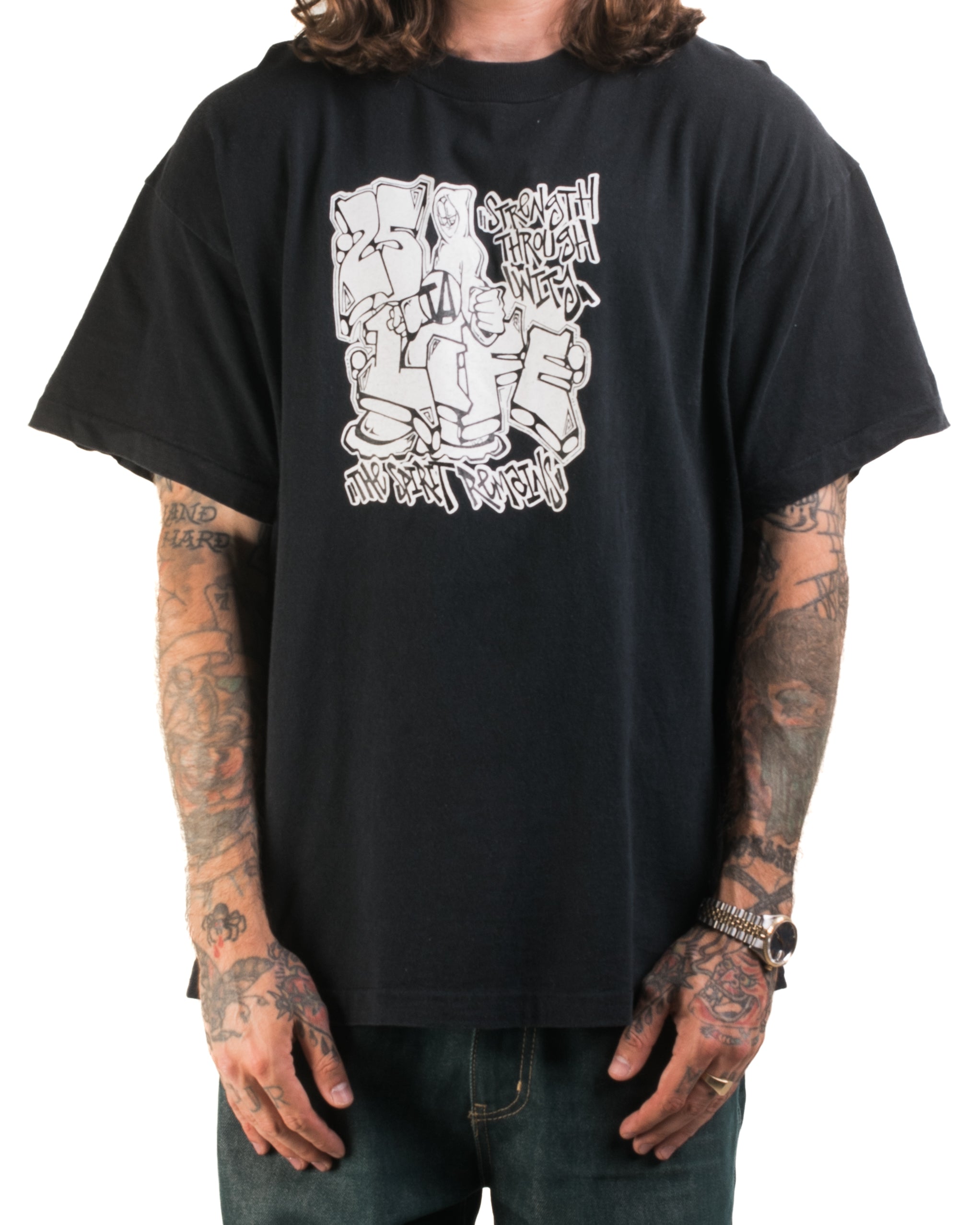 Vinegar 1998 25 Ta Life Tour T-Shirt – Mills Vintage USA