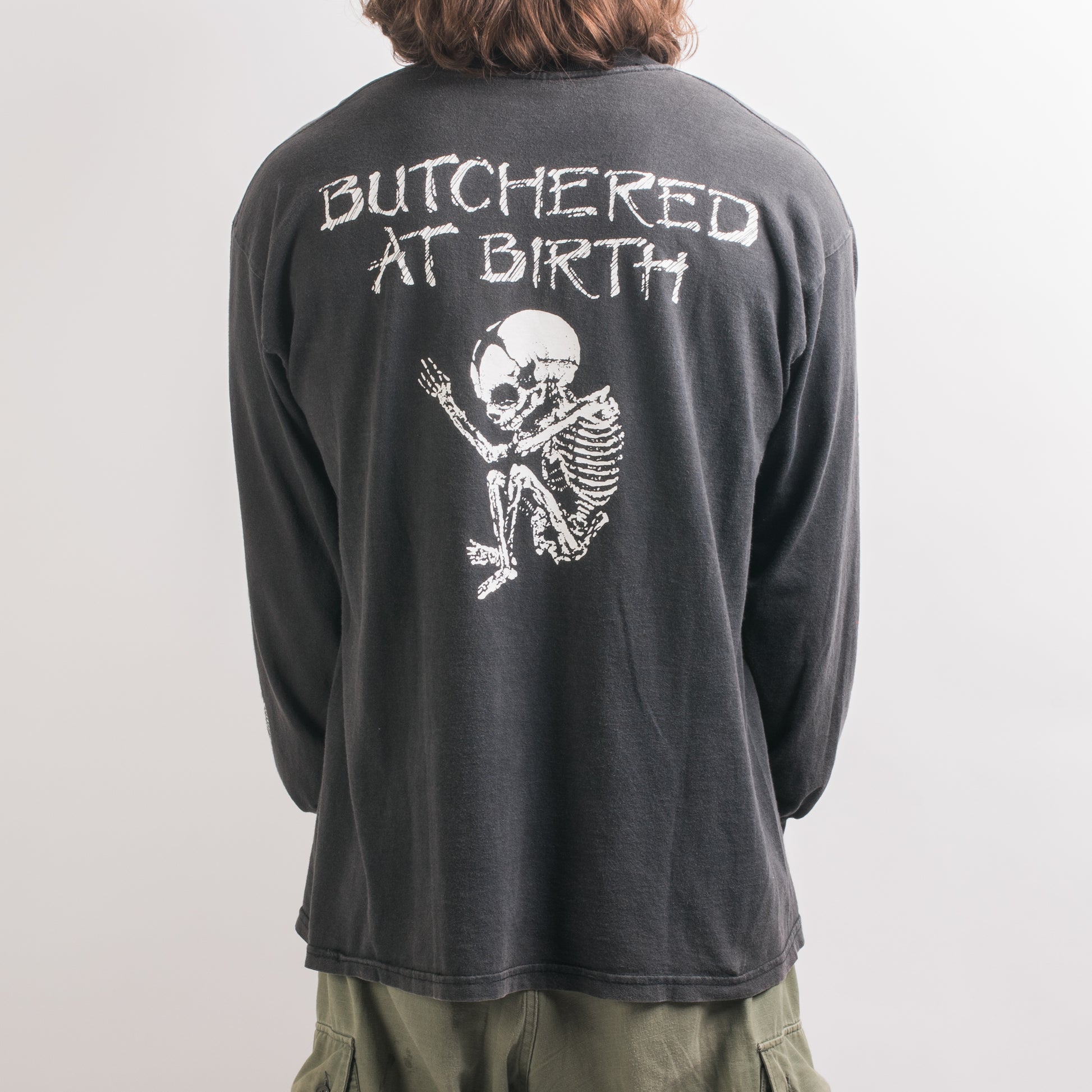 Vintage 90’s Cannibal Corpse Butchered At Birth Longsleeve – Mills ...
