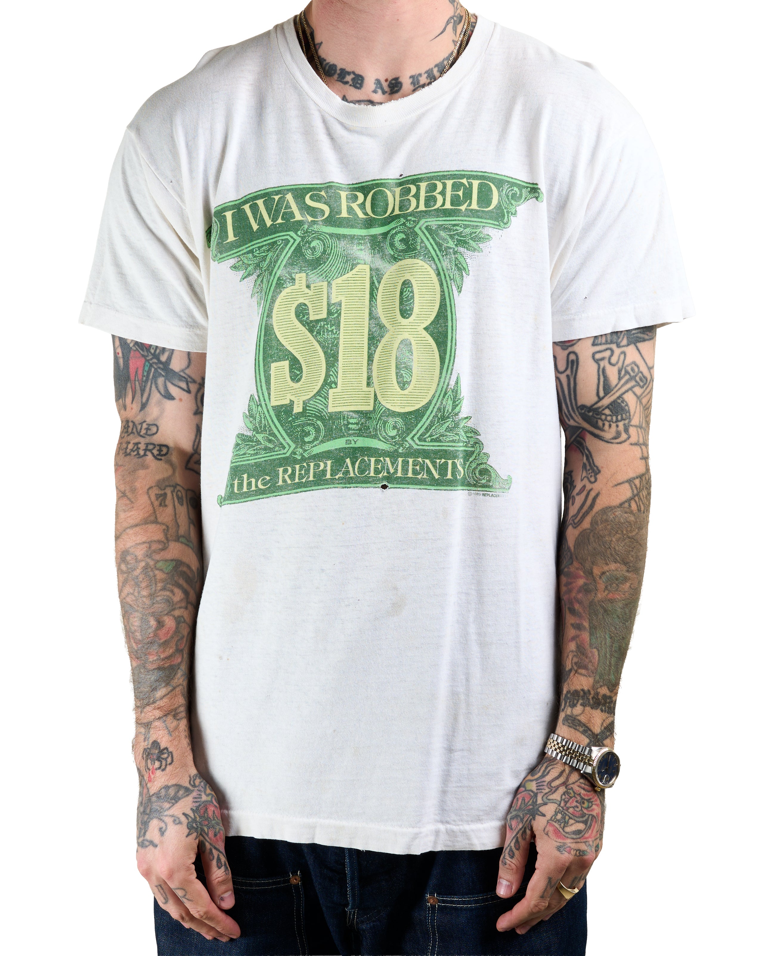 Vintage 1989 The Replacement I Was Robbed T-Shirt – Mills Vintage USA