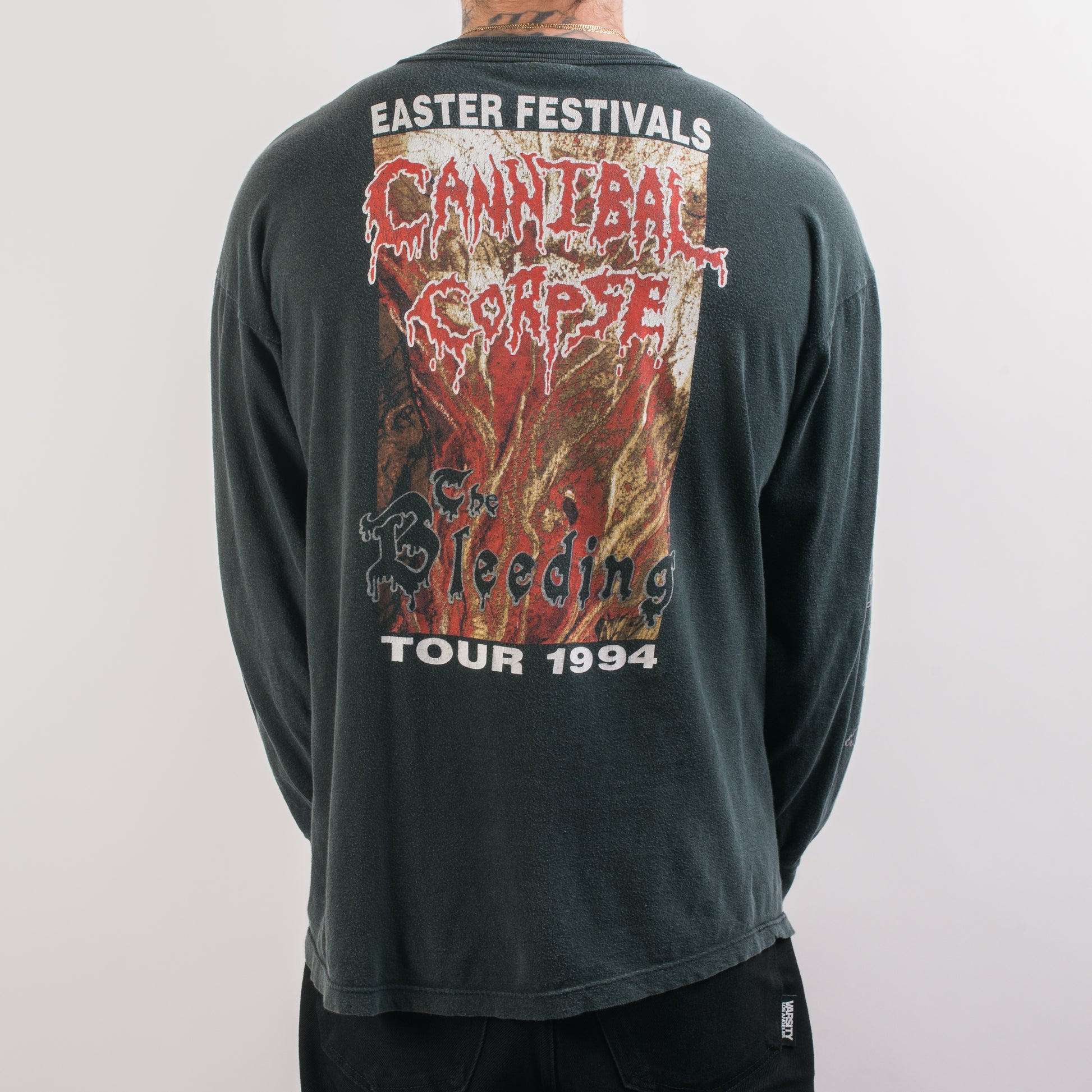 Vintage 1994 Cannibal Corpse Bleeding Easter Tour Longsleeve – Mills ...