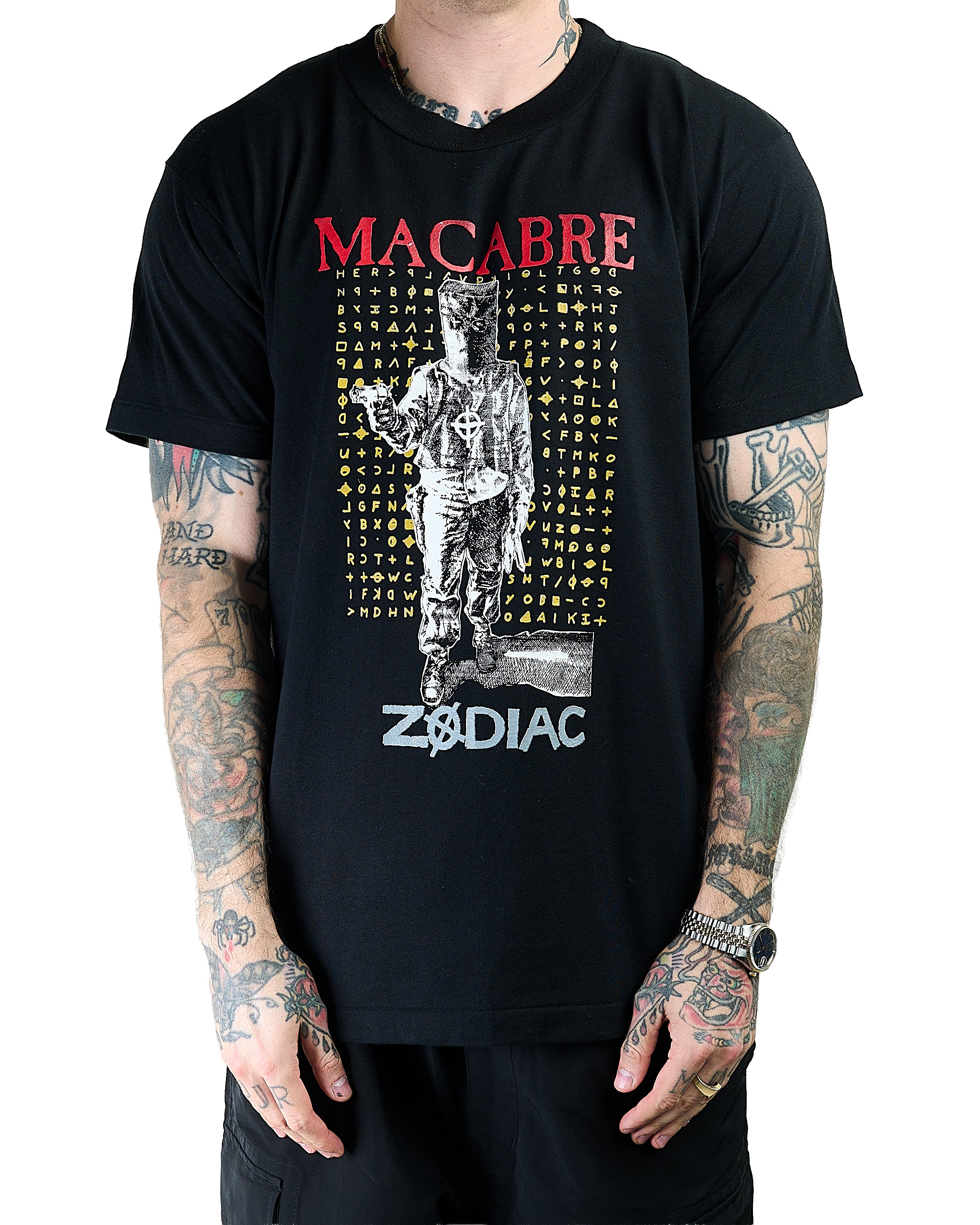Vintage 90’s Macabre Zodiac T-Shirt – Mills Vintage USA