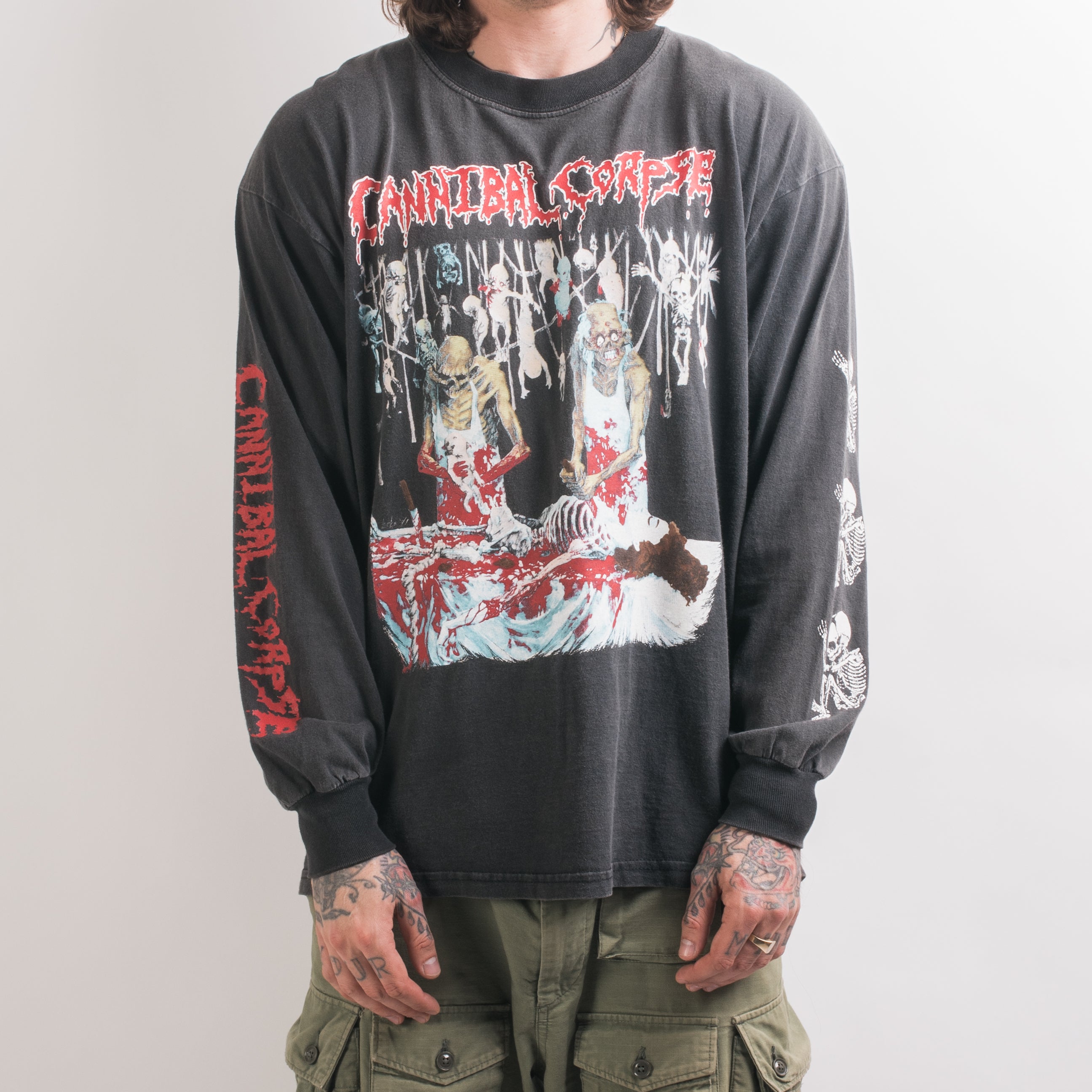 Vintage 90’s Cannibal Corpse Butchered At Birth Longsleeve – Mills ...