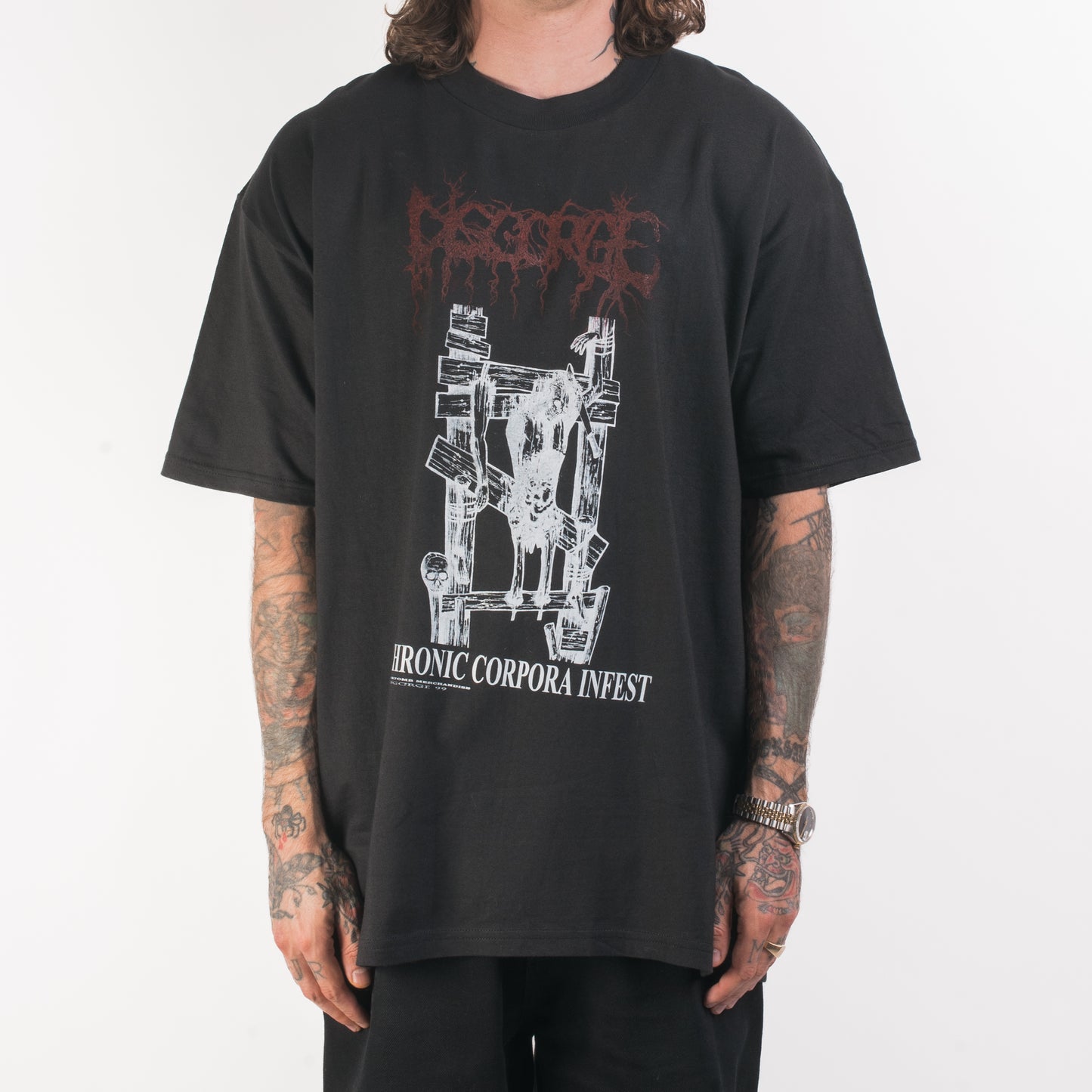 Vintage 1999 Disgorge Chronic Corpora Infest T-Shirt – Mills Vintage USA