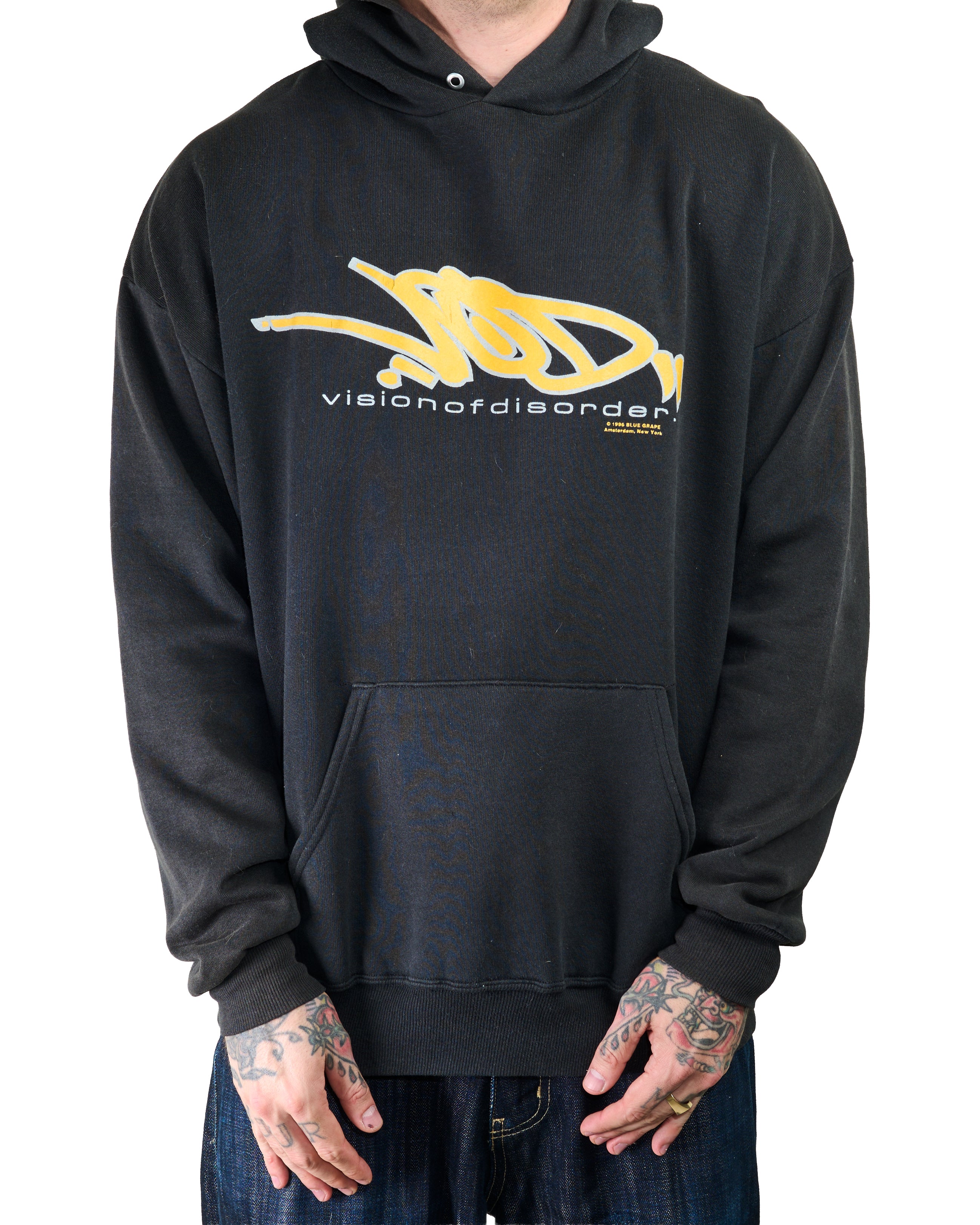 Vintage 1996 Vision Of Disorder Hoodie – Mills Vintage USA