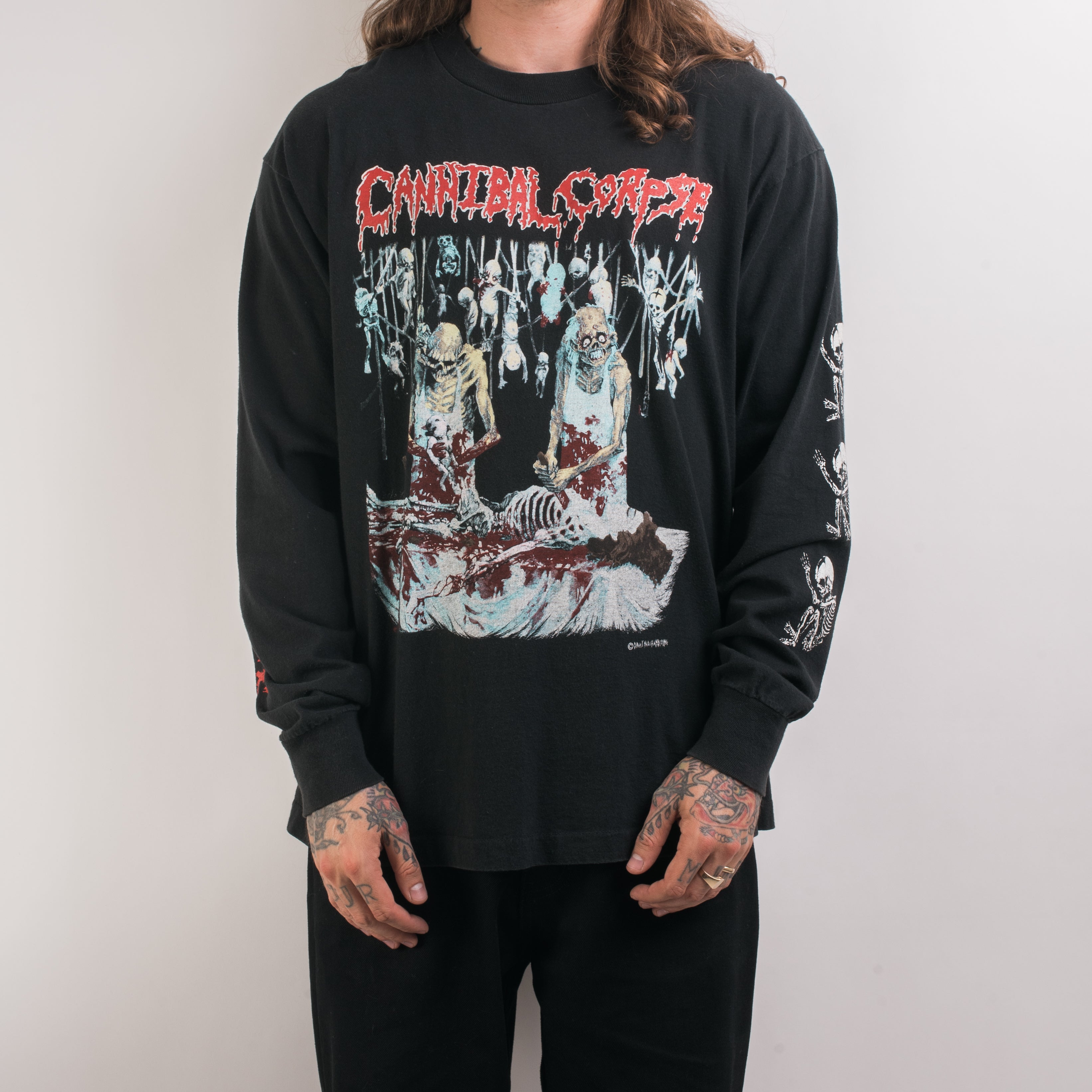 Vintage 90’s Cannibal Corpse Butchered At Birth Longsleeve – Mills ...