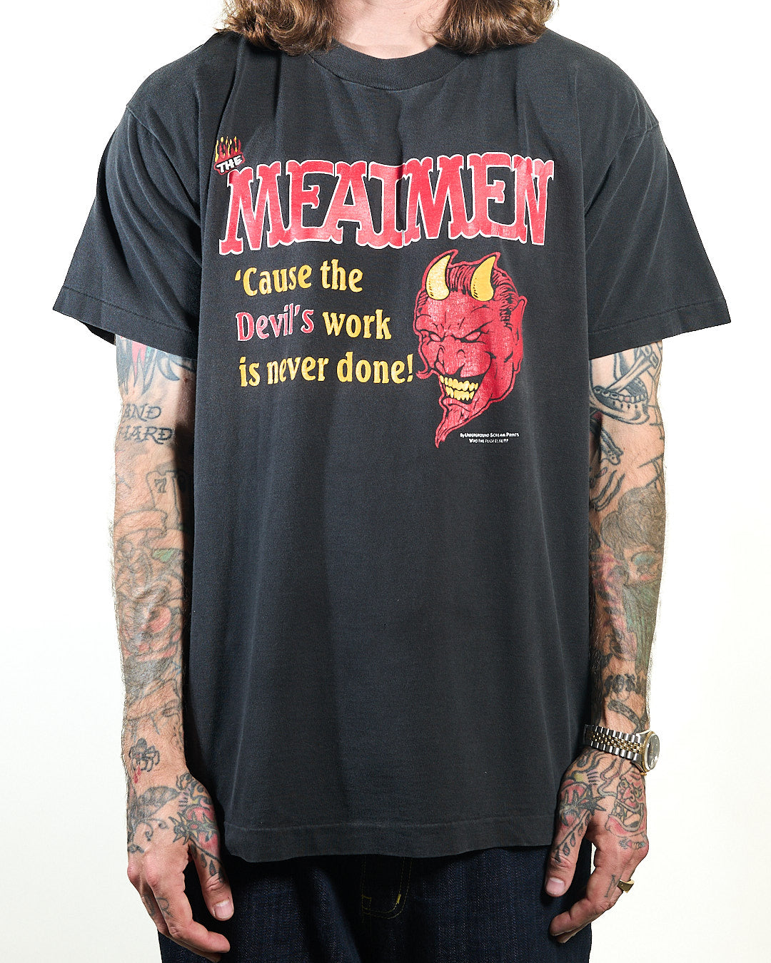 Vintage 90’s The Meatmen T-Shirt – Mills Vintage USA