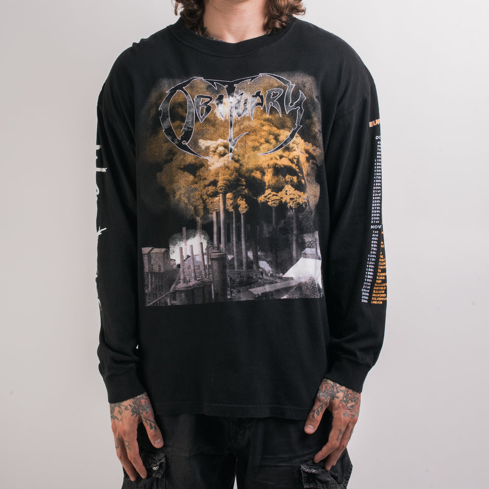 Vintage 1994 Obituary World Demise Tour Longsleeve – Mills Vintage USA