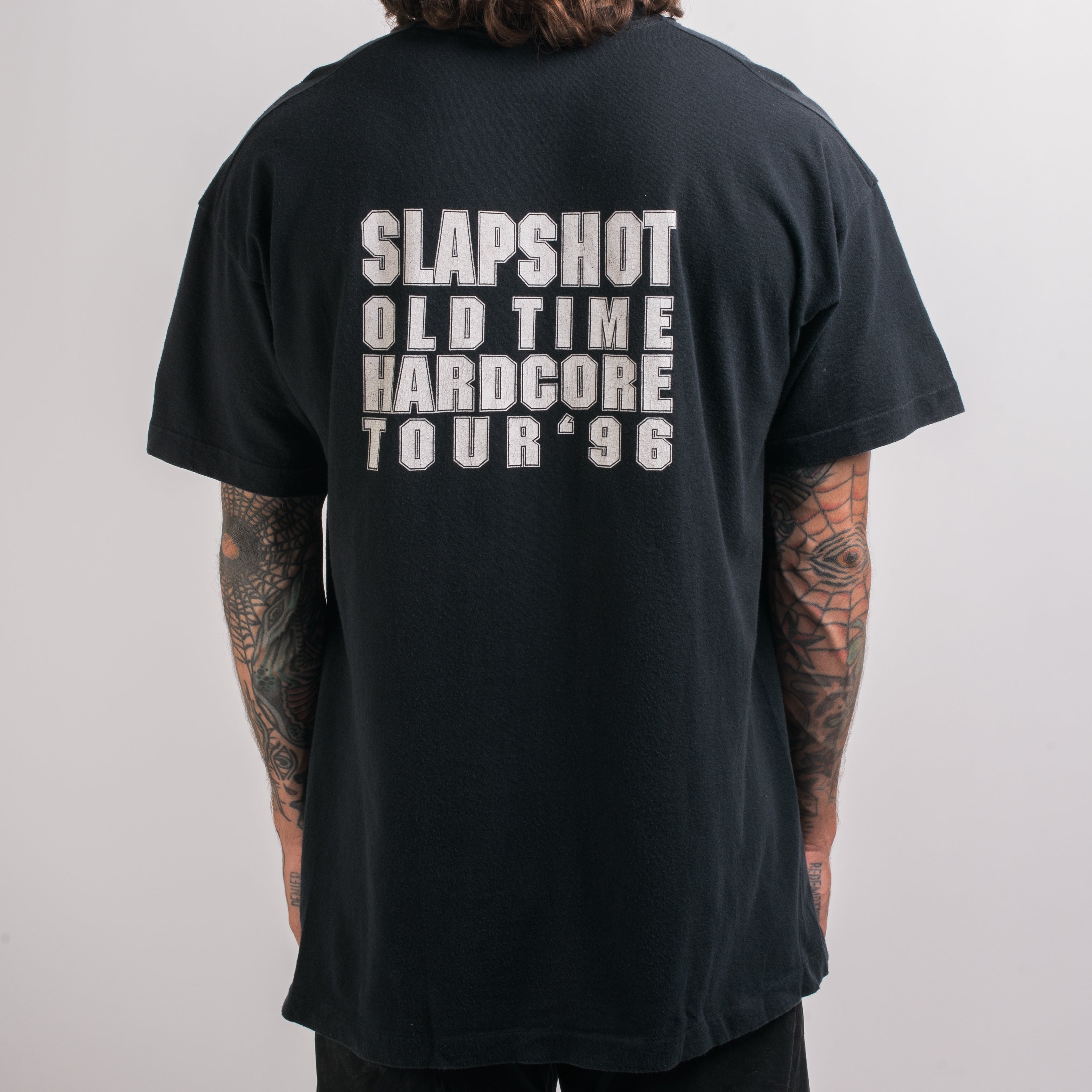 Vintage 1996 Slapshot Old Time Hardcore Tour T-Shirt – Mills Vintage USA