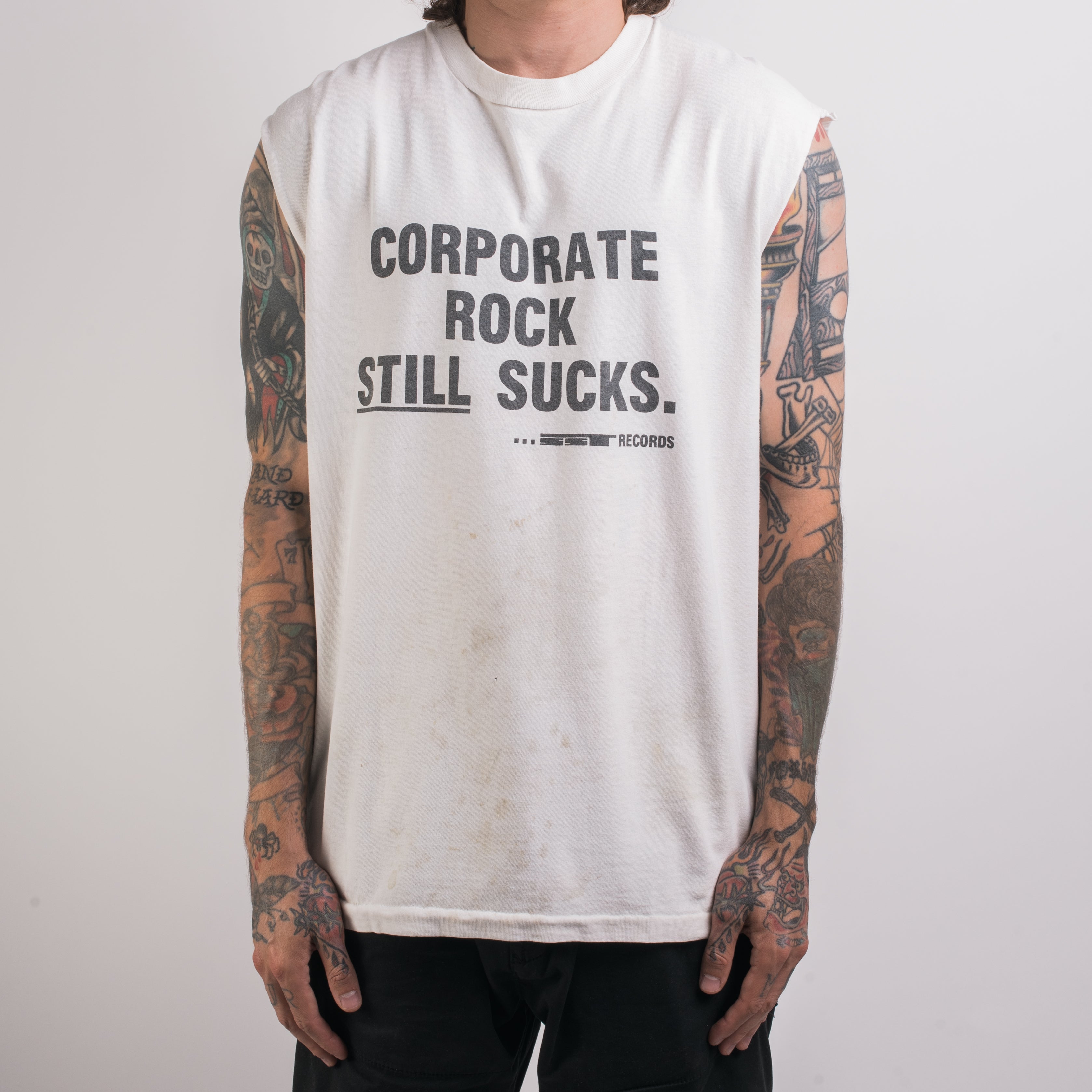 Vintage 90’s SST Records Corporate Rock Still Sucks T-Shirt – Mills ...