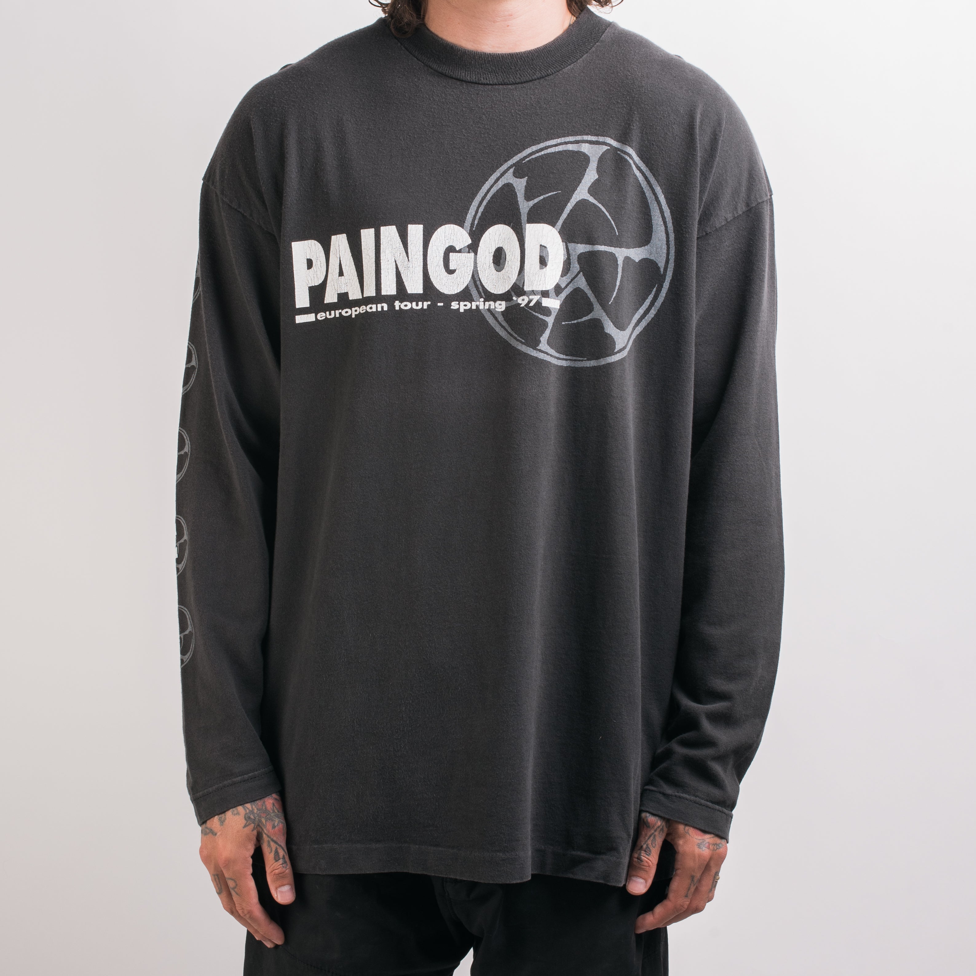 Vintage 1997 Paingod European Tour Longsleeve – Mills Vintage USA