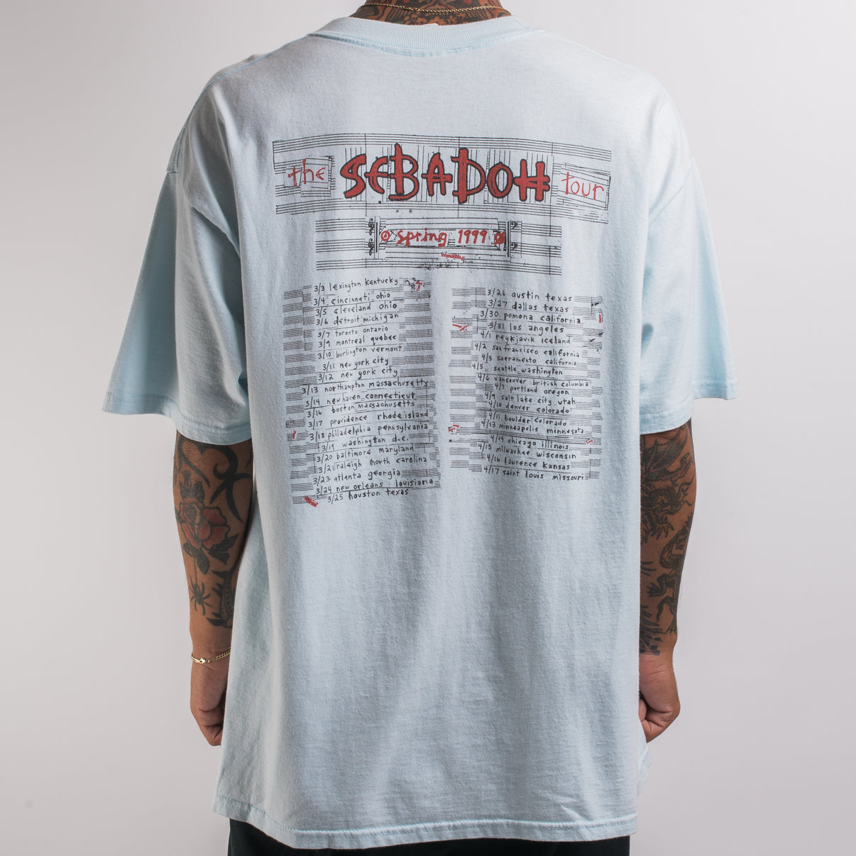 Vintage 1999 Sebadoh Tour T-Shirt – Mills Vintage USA