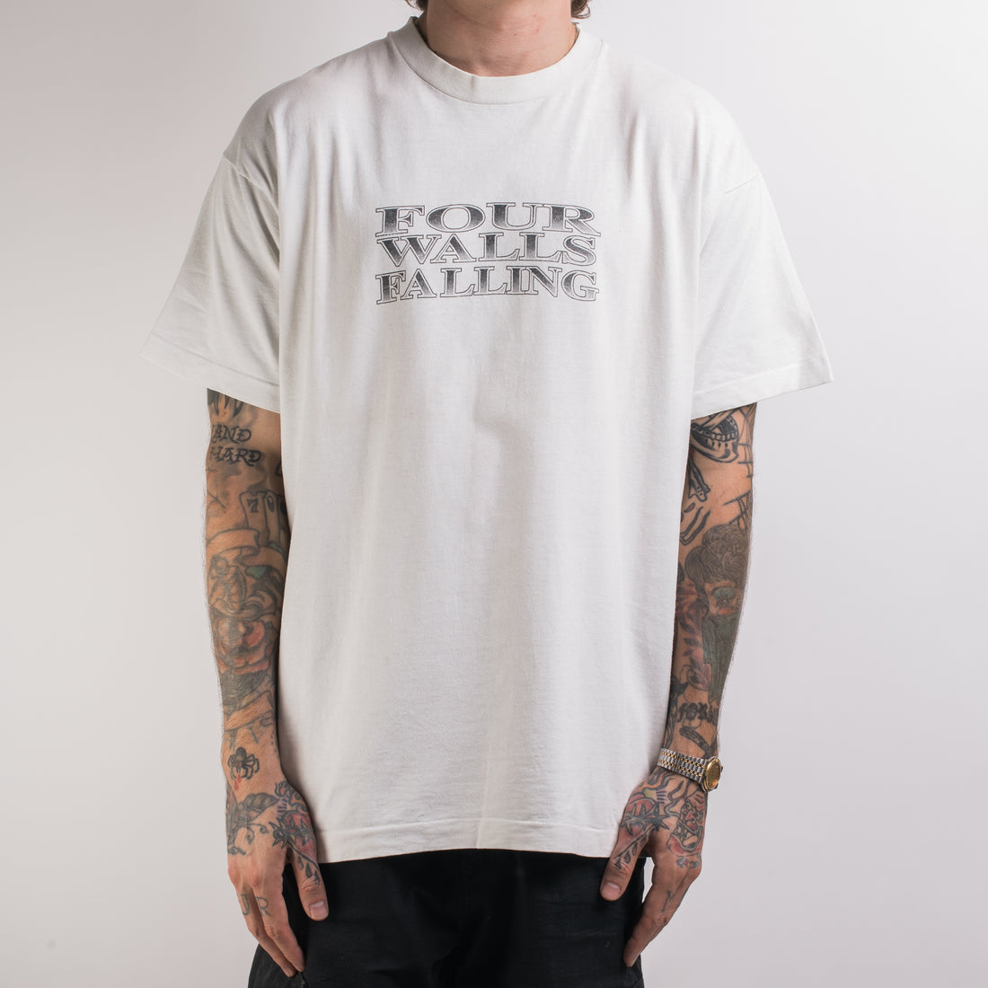 Vintage 1993 Four Walls Falling Punish The Machine Tour T-Shirt – Mills ...