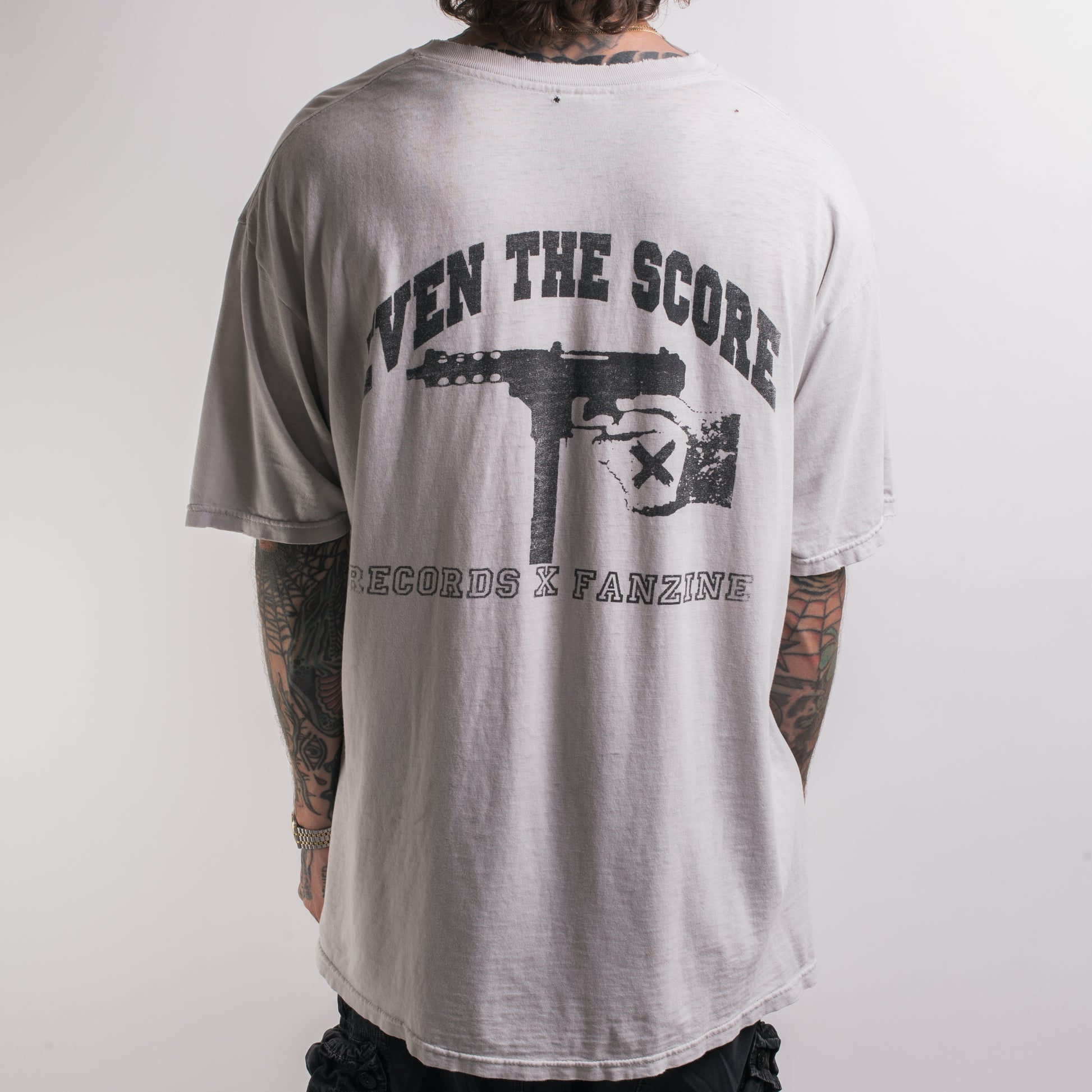 Vintage 90’s Settle The Score Anime Straight Edge T-Shirt – Mills ...
