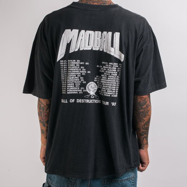 Vintage 1993 Madball Ball Of Destruction Tour T-Shirt – Mills Vintage USA